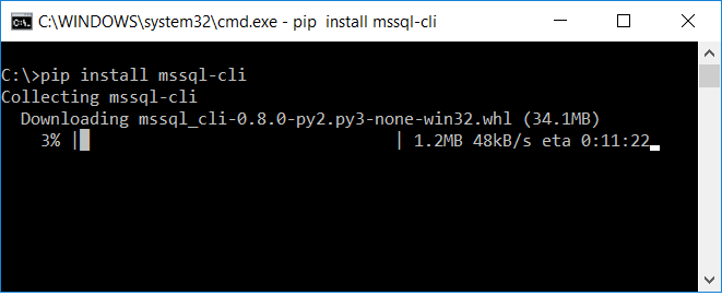 Mssql Cli A New Way To Interact With Sql Server